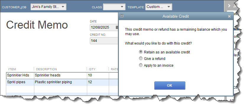 QuickBooks Guide: Issuing Credit Memos & Refunds